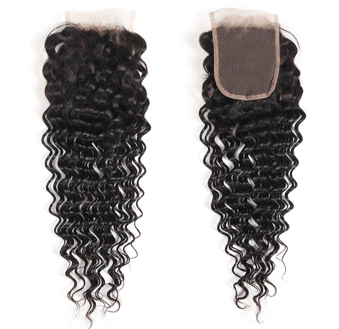 Deep Wave 5*5 Lace Closure Hair — ICHICKISS